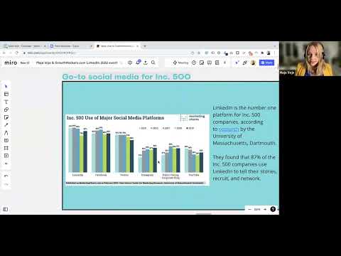 Webinar LinkedIn Lead Generation, with Maja Voje
