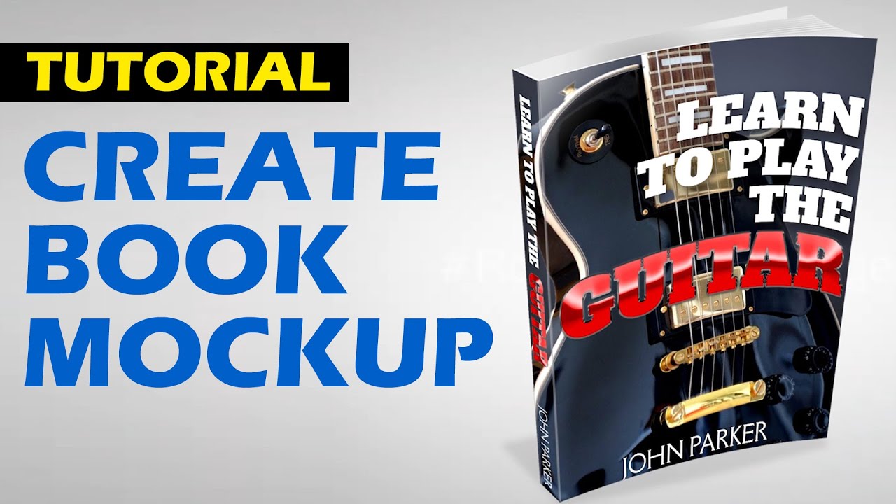 Create a Book Cover Mockup from Scratch - YouTube