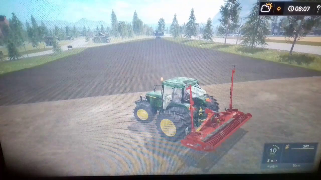 FS 17 |On passe la herse pour préparer les terrains |épisode 14|☺👍 ...