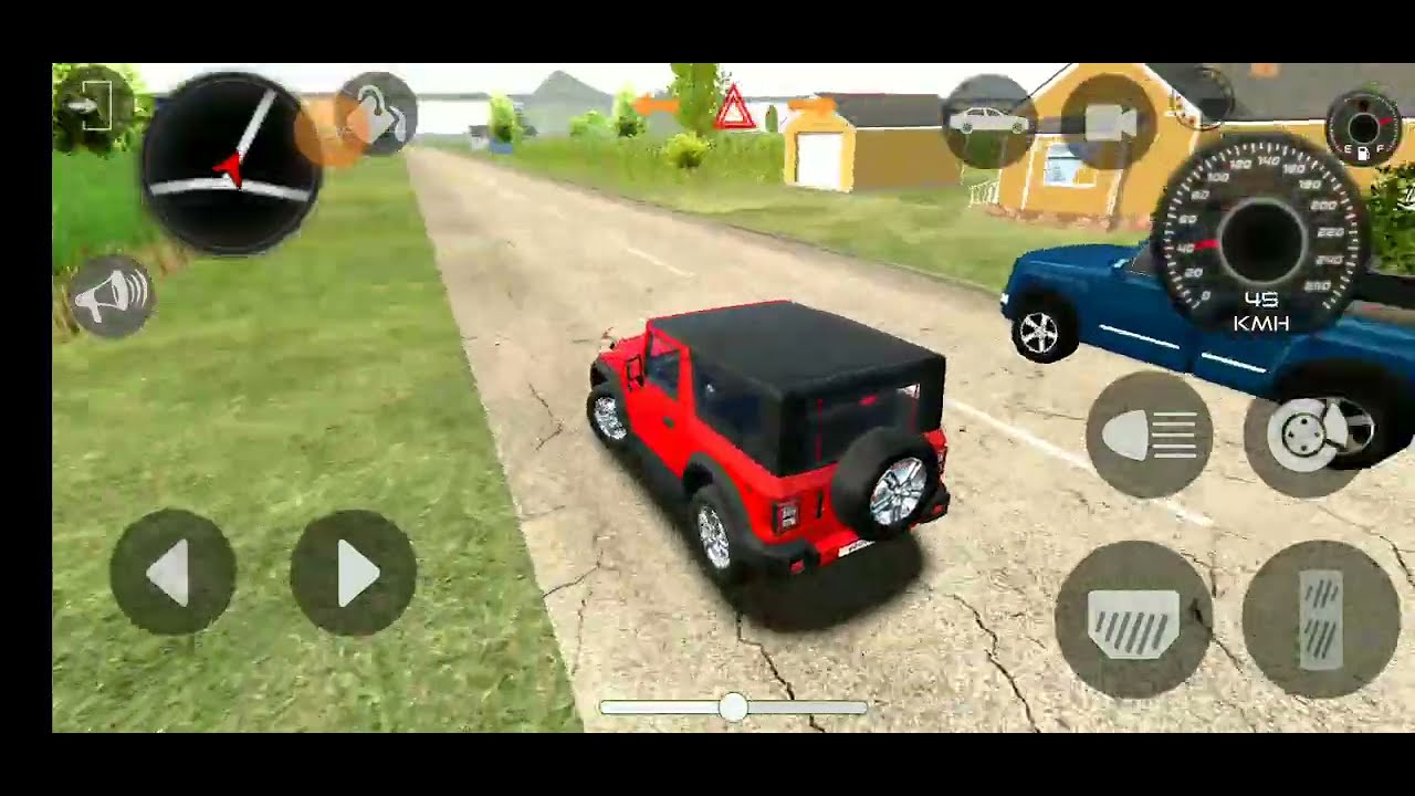 Mahindra thar car game ||thar full stand gameplay || Andriod gameplay ...
