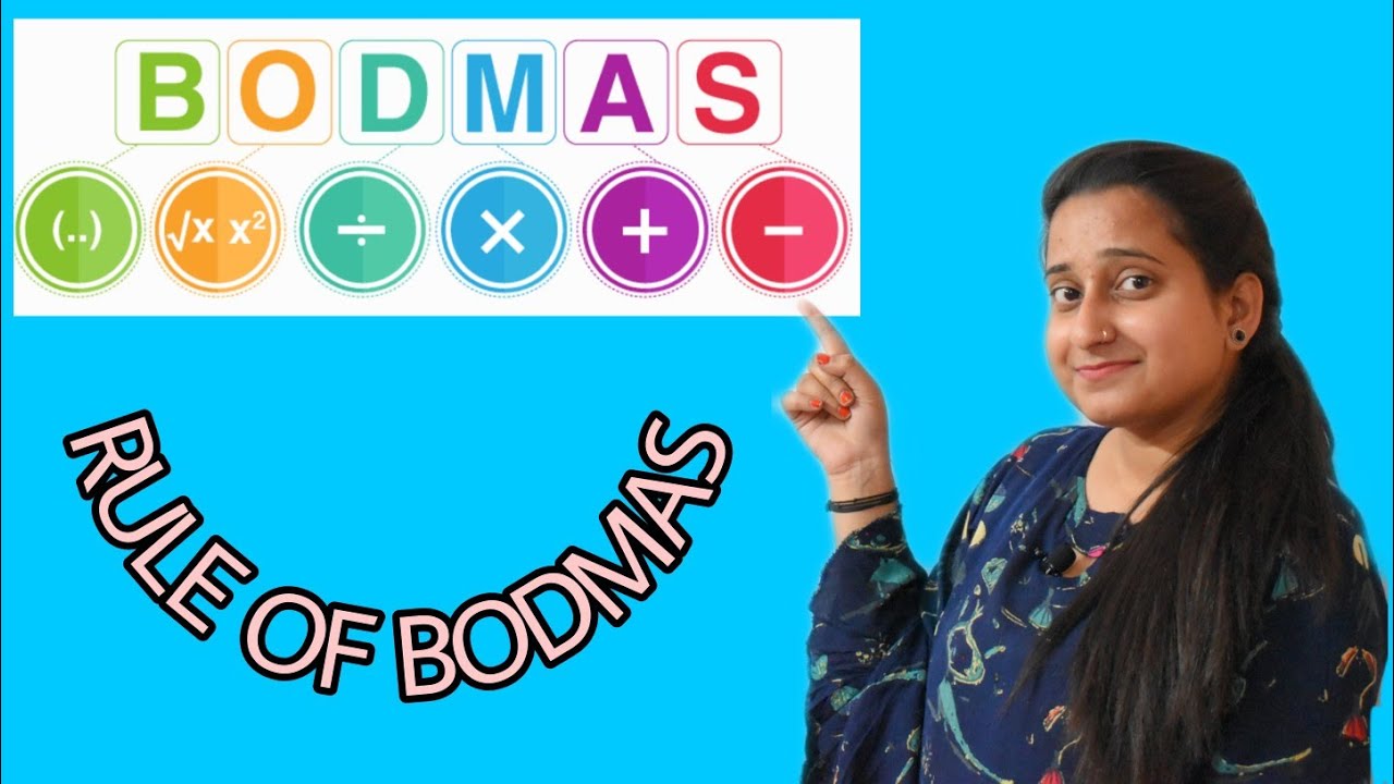 WHAT IS BODMAS RULE IN MATHEMATICS ? RULE OF BODMAS . - YouTube
