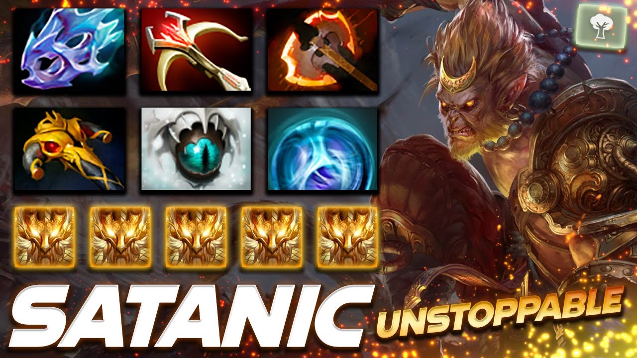 Satanic Unstoppable Monkey King - Dota 2 Pro Gameplay [Watch & Learn ...