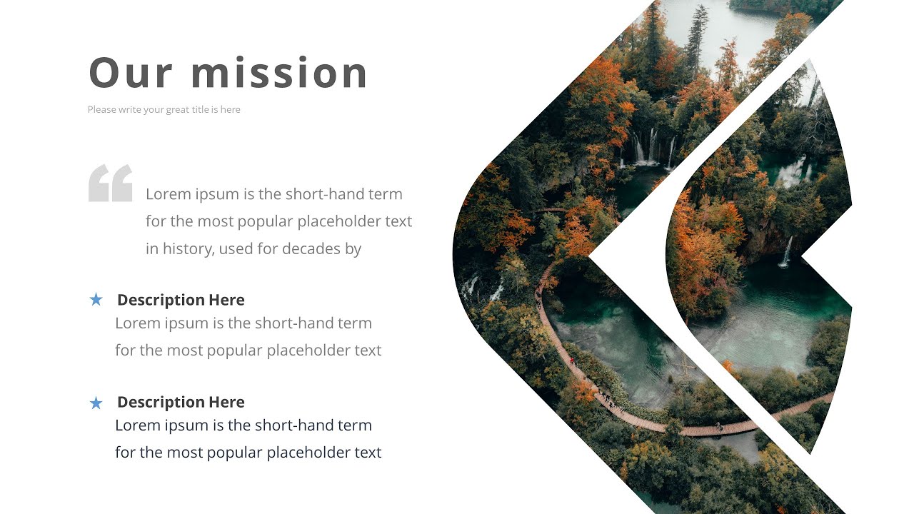 Creative Slide for Business Presentation Placeholder in Microsoft ...