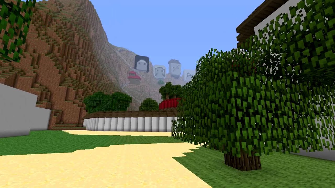 Naruto Shippuden Minecraft - Présentation de Konoha - YouTube