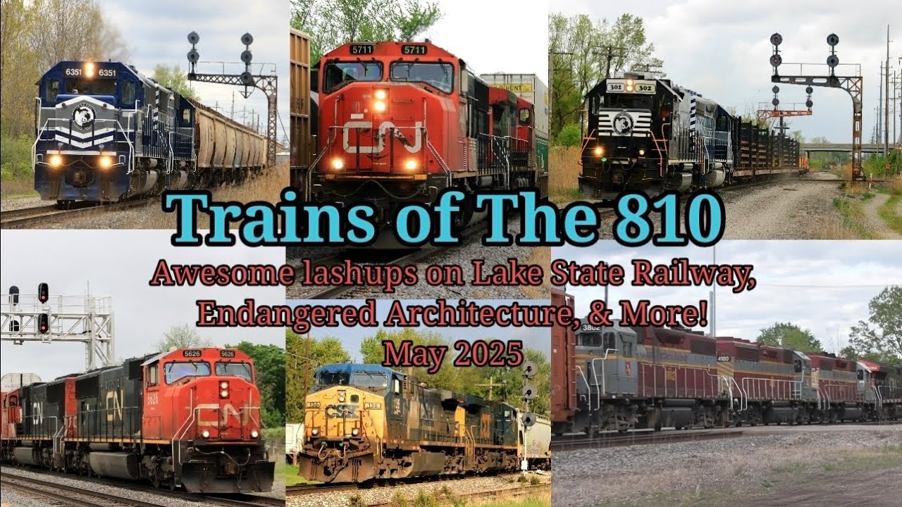 Trains of The 810: Lots of Lake State Railway Action, Endangered ...