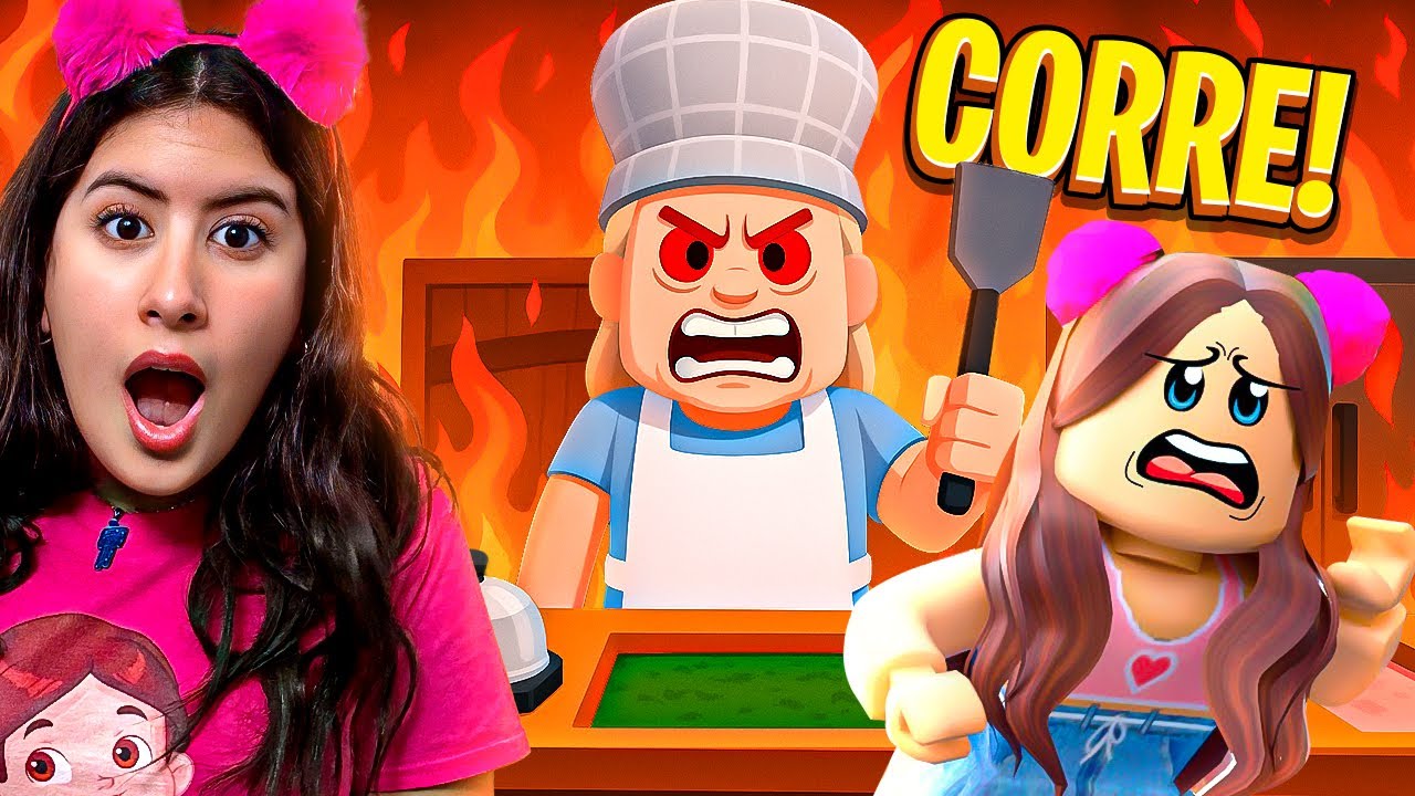 Maria Clara precisa ESCAPAR da cantina da Escola!!! - Roblox Escape ...