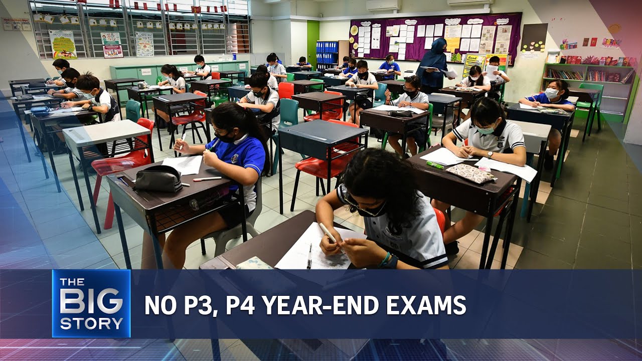 Parents worried as MOE cancels P3, P4 year-end exams | THE BIG STORY ...