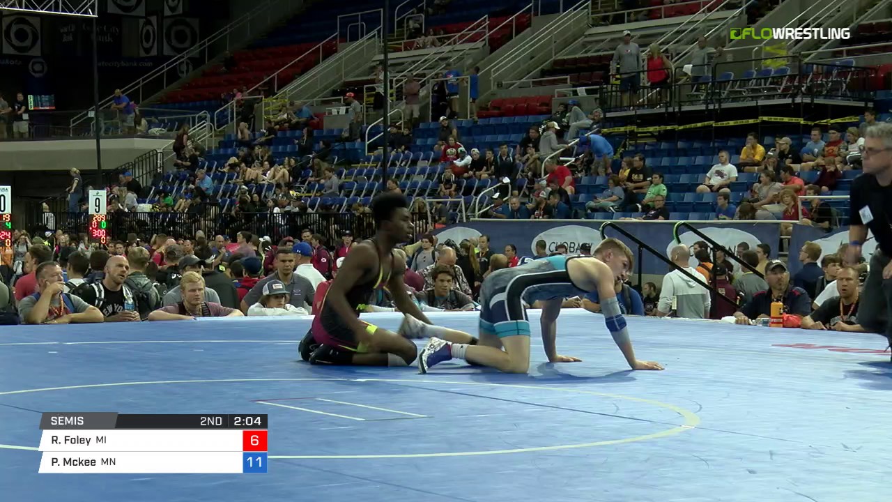 Junior FS 120 Semis - Rayvon Foley (MI) vs. Patrick Mckee (MN) - YouTube