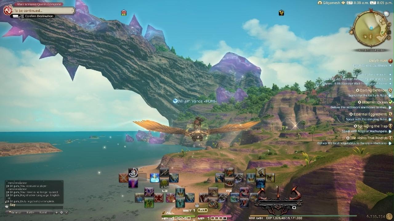 FFXIV: Leveling Warrior to 82 via the challenge log. - YouTube