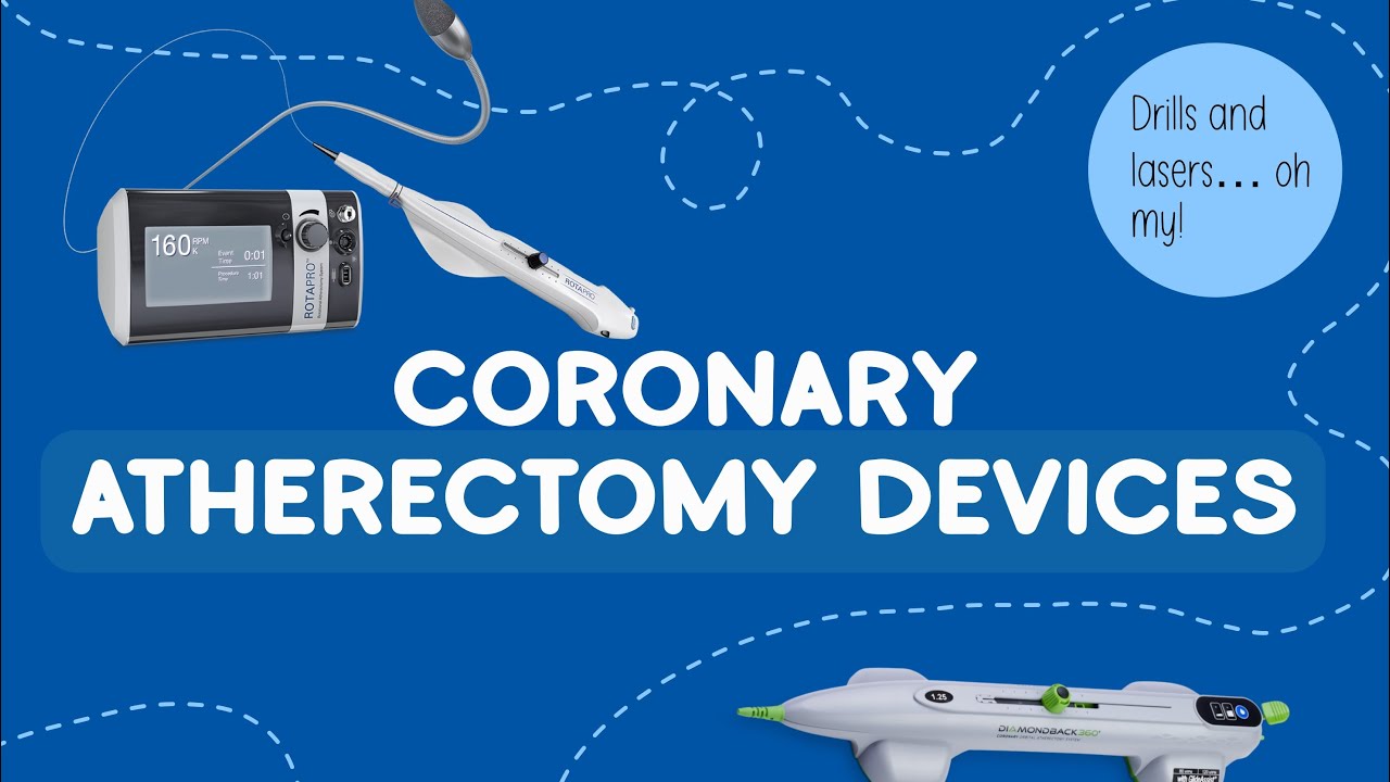 Coronary ATHERECTOMY Devices I Rotational, Orbital, Laser & BONUS ...