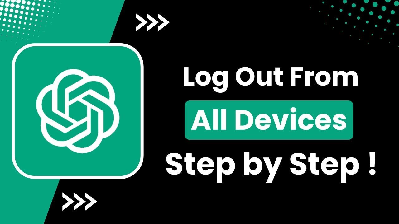 How to Log Out ChatGPT from All Devices ! - YouTube