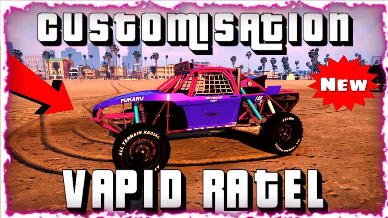 GTA 5 ONLINE PS4 CUSTOMISATION DU NOUVEAU VAPID RATEL !! (Il sert ...