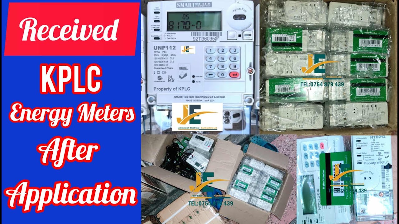 How a KPLC Customer Received KPLC energy meters. - YouTube
