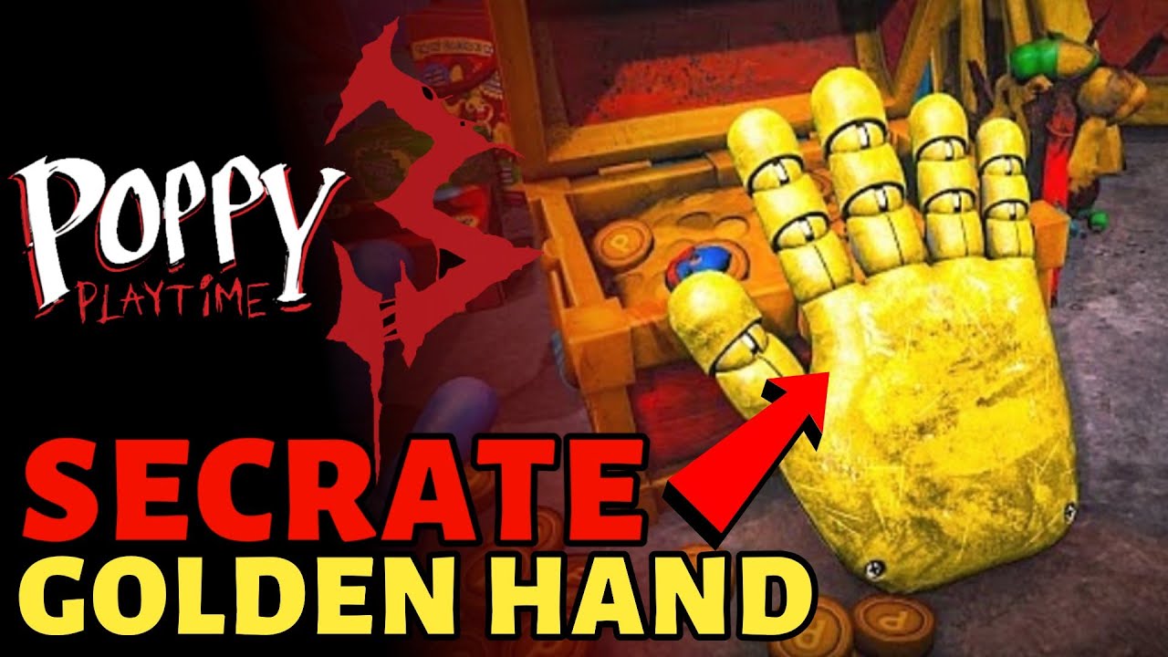 I Found Secrat Golden Hand In Poppy Playtime chapter 3 | poppy playtime ...