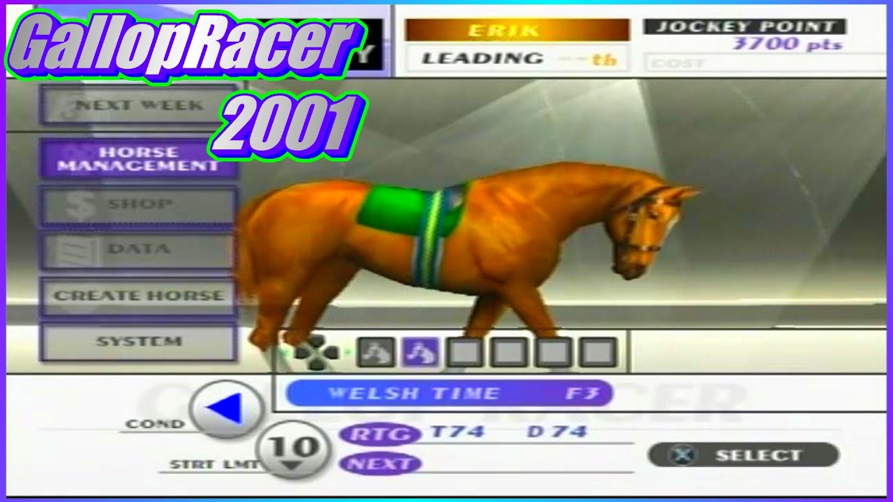 STARTING OVER In This Game On Hard Mode Gallop Racer 2001 #4 - YouTube