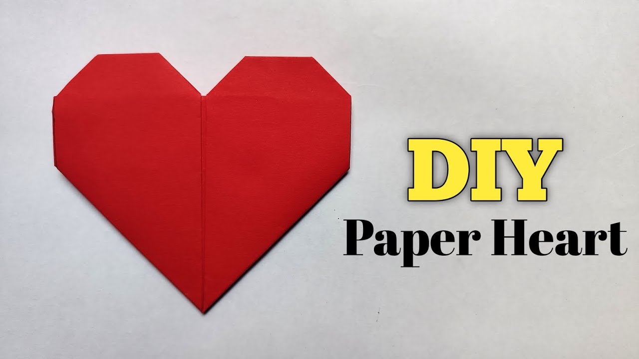 💖 Fold a Paper Heart – Super Easy! | How to Make a Paper Heart 💌 - YouTube