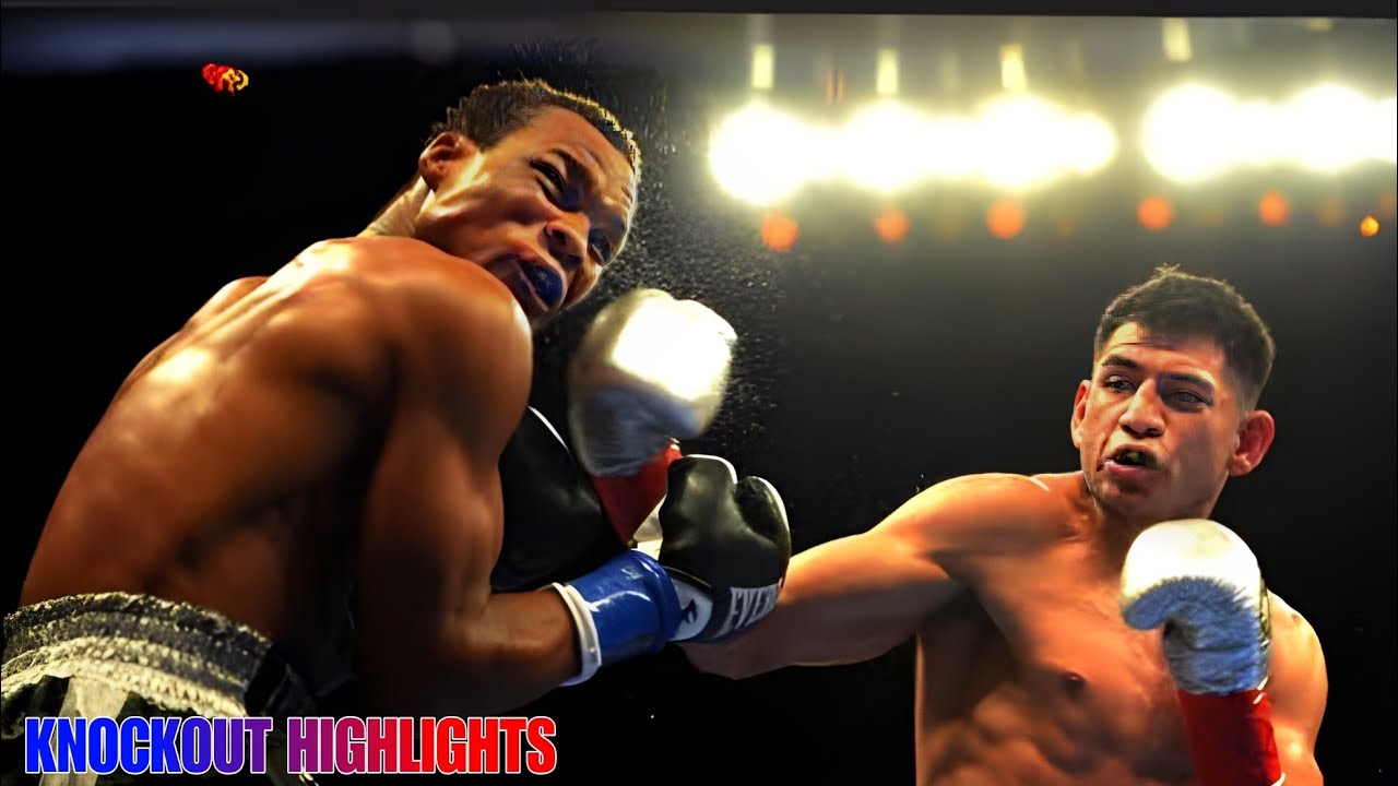 Brutal face-down knockout | George Ashie VS Alexis Rocha | boxing ...