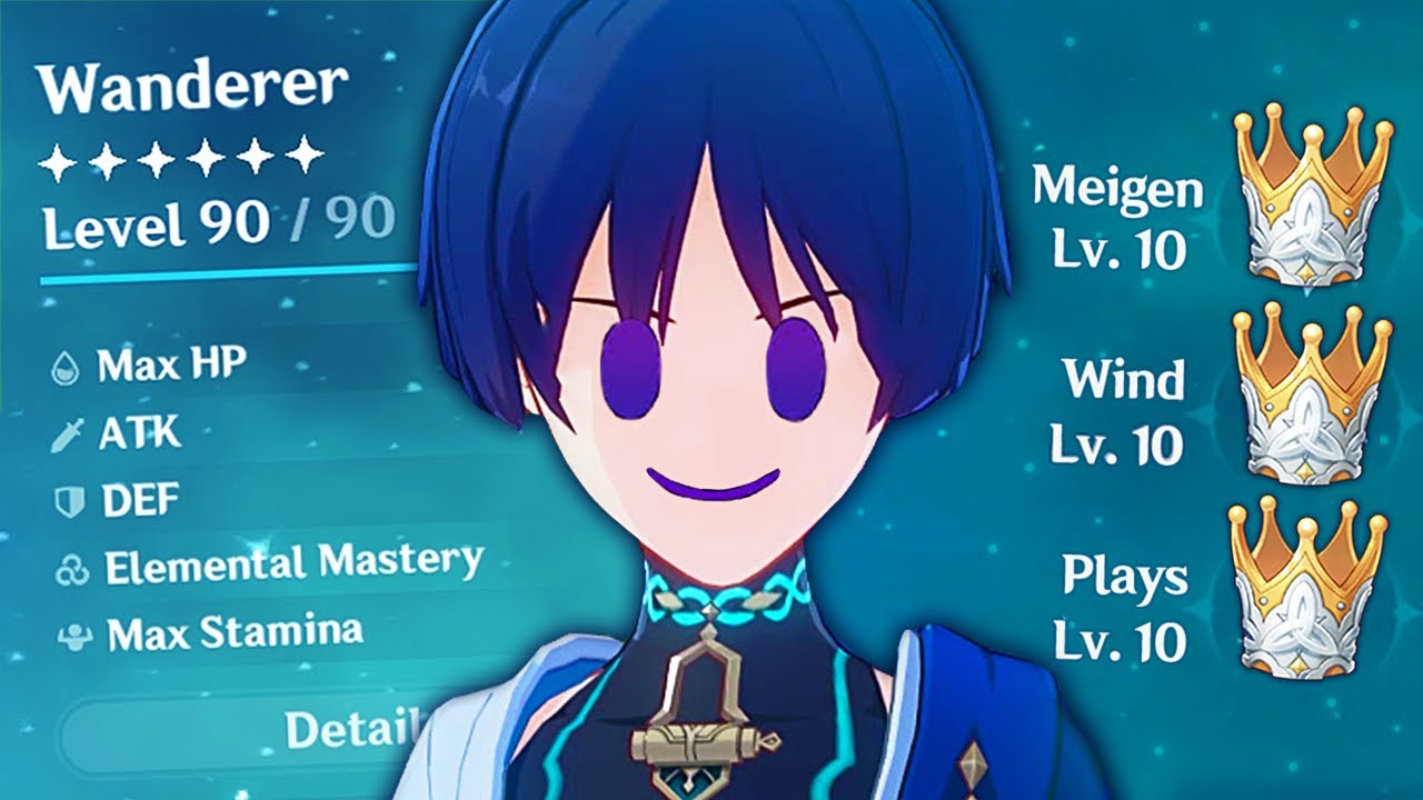 When your genshin main is fully maxed out - YouTube