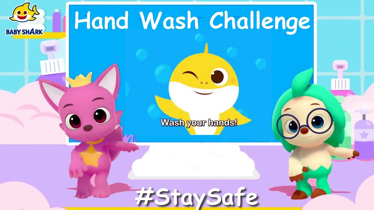 Baby Shark wash your hands | Baby Shark Hand Wash Challenge #BabyShark ...