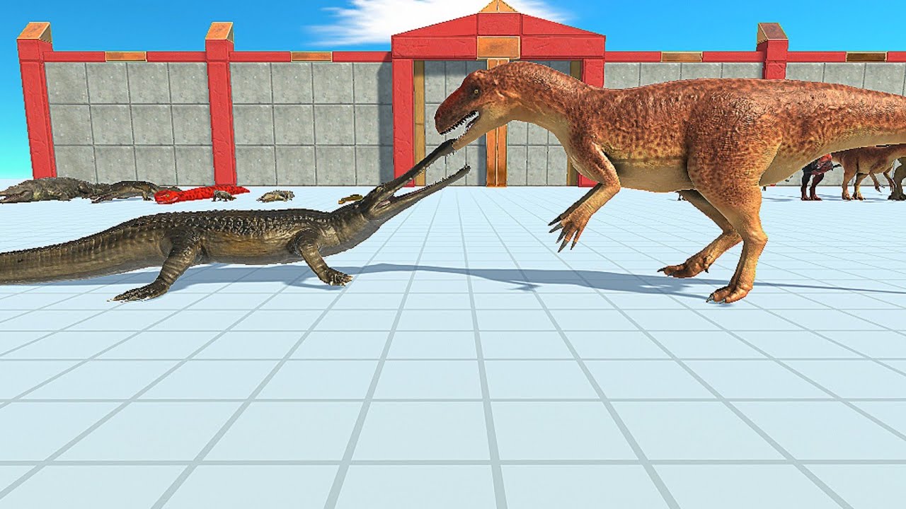 Reptiles vs Carnivore Dinosaurs - Animal Revolt Battle Simulator - YouTube