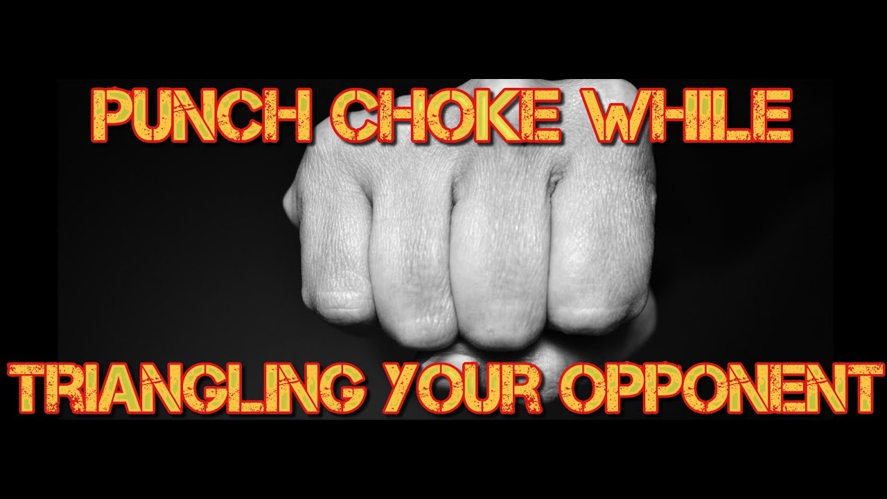 Punch Choke When They Posture Out Of Your Triangle! - YouTube