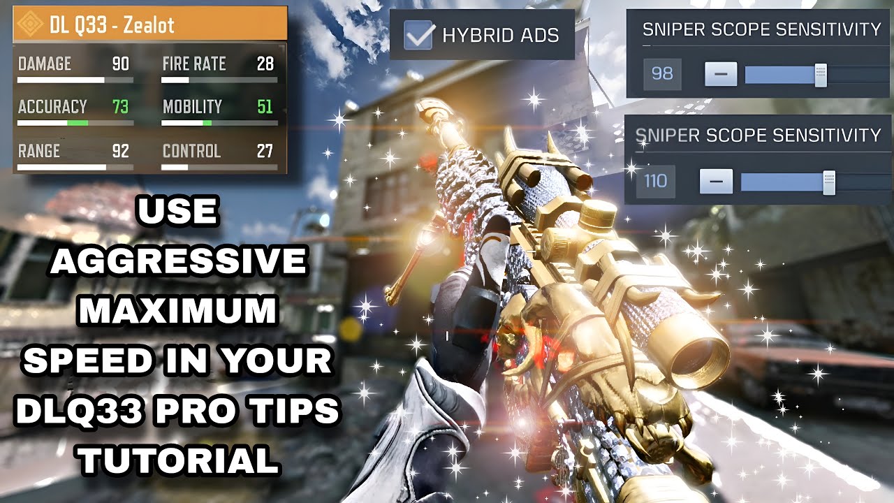 BEST FAST🔥☢️NEW ADS+LOW HITMARKER DLQ33 Gunsmith Setup! BEST DLQ33 ...