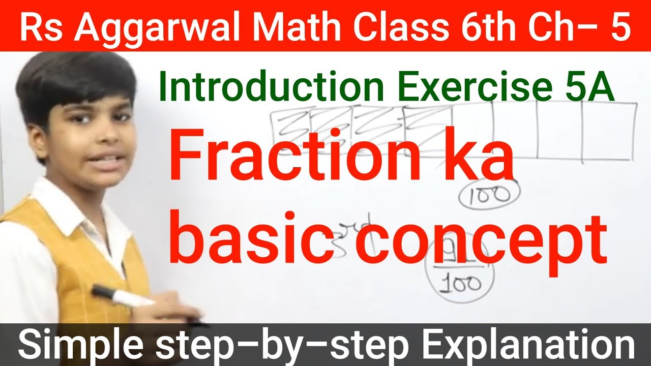 Introduction -"Fractions" Chapter 5 -Exercise 5A Class 6th Maths ...