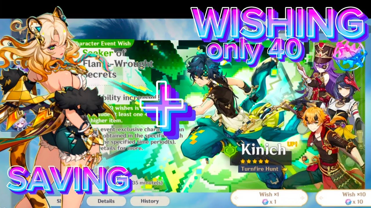 Kinich pull! How I got Kinich less than 40 pulls , Kinich Wishing ...