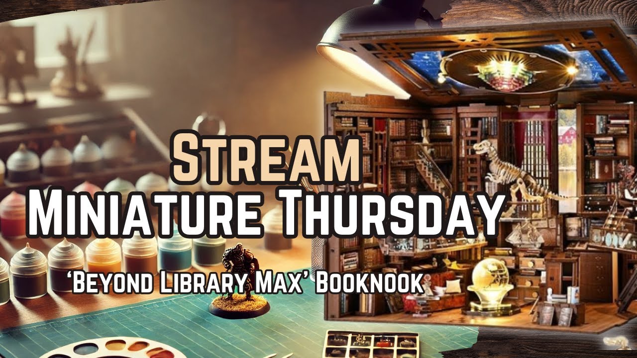 Miniature Thursday: Assembling the Beyond Library Max Booknook! - YouTube