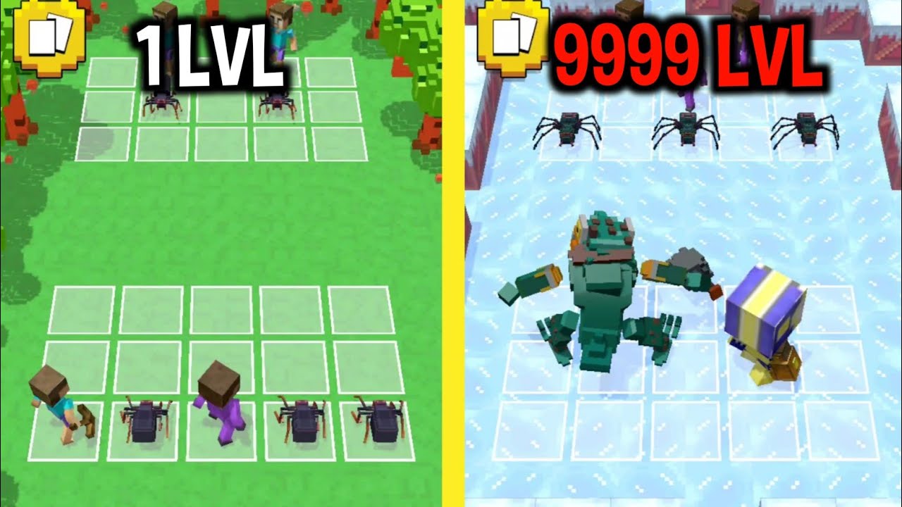 MAX LEVEL in Merge Craft Craftsman Battle Game - YouTube