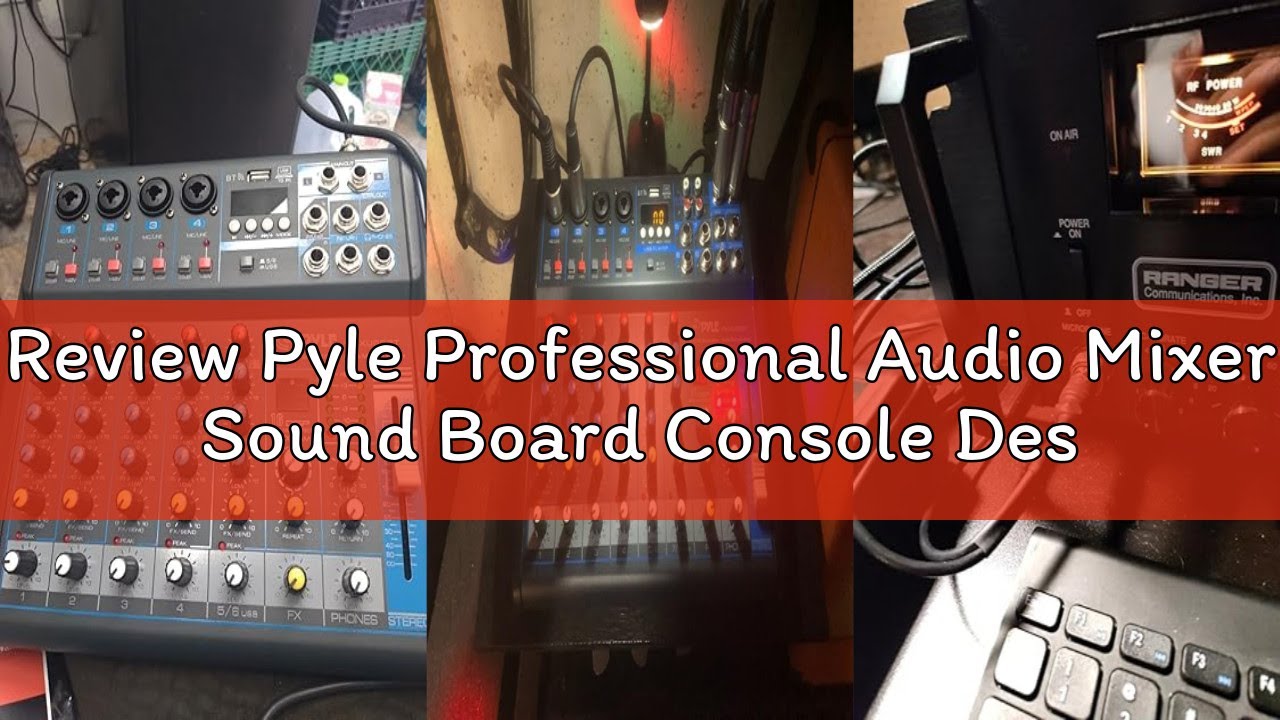 Review Pyle Professional Audio Mixer Sound Board Console Desk System- Interface 8 Channel ...