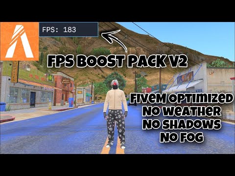 🔧FIVEM: FPS Boost Graphics Pack V2 (OPTIMIZED) +160 FPS (No Shadows, Low Vegetation, Better FPS)