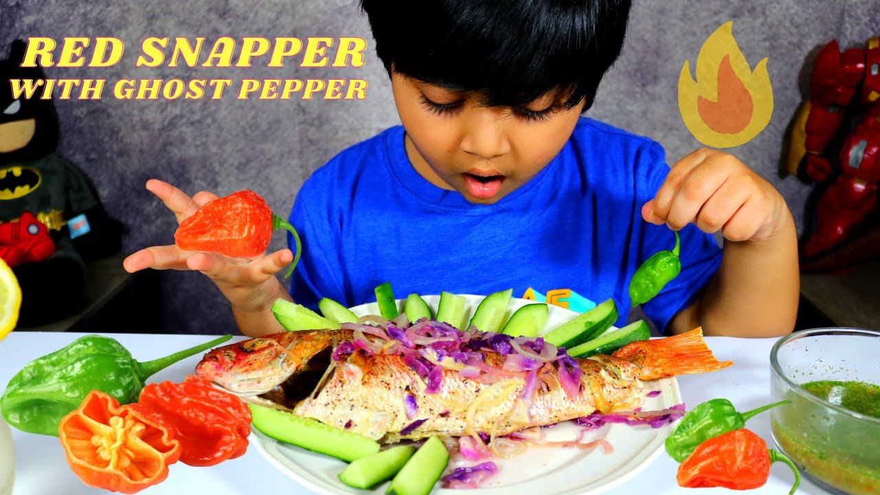 RED SNAPPER WITH GHOST PEPPER - YouTube