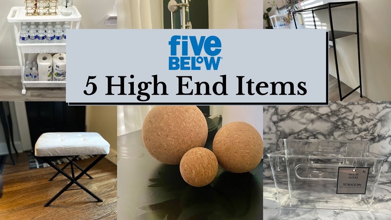 5 High End Items at Five Below! - YouTube