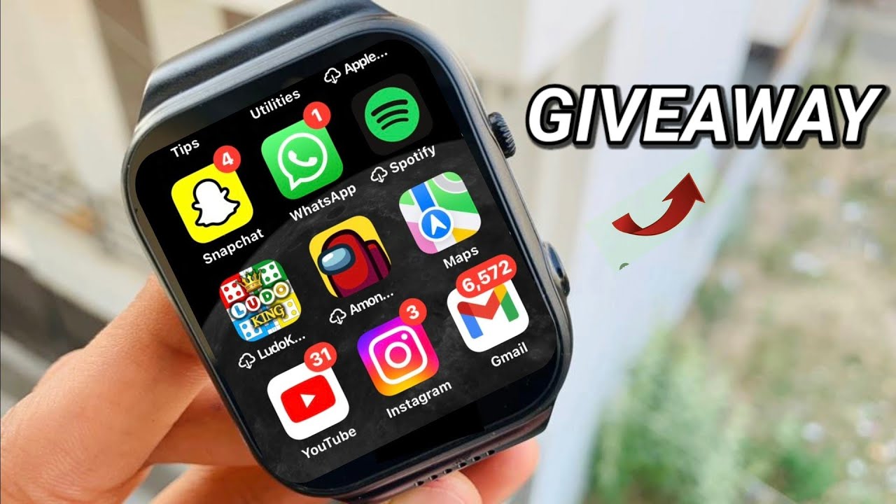 FULLY ANDROID SMART WATCH GIVEAWAY..🔥 | Best Android Smartwatch With ...