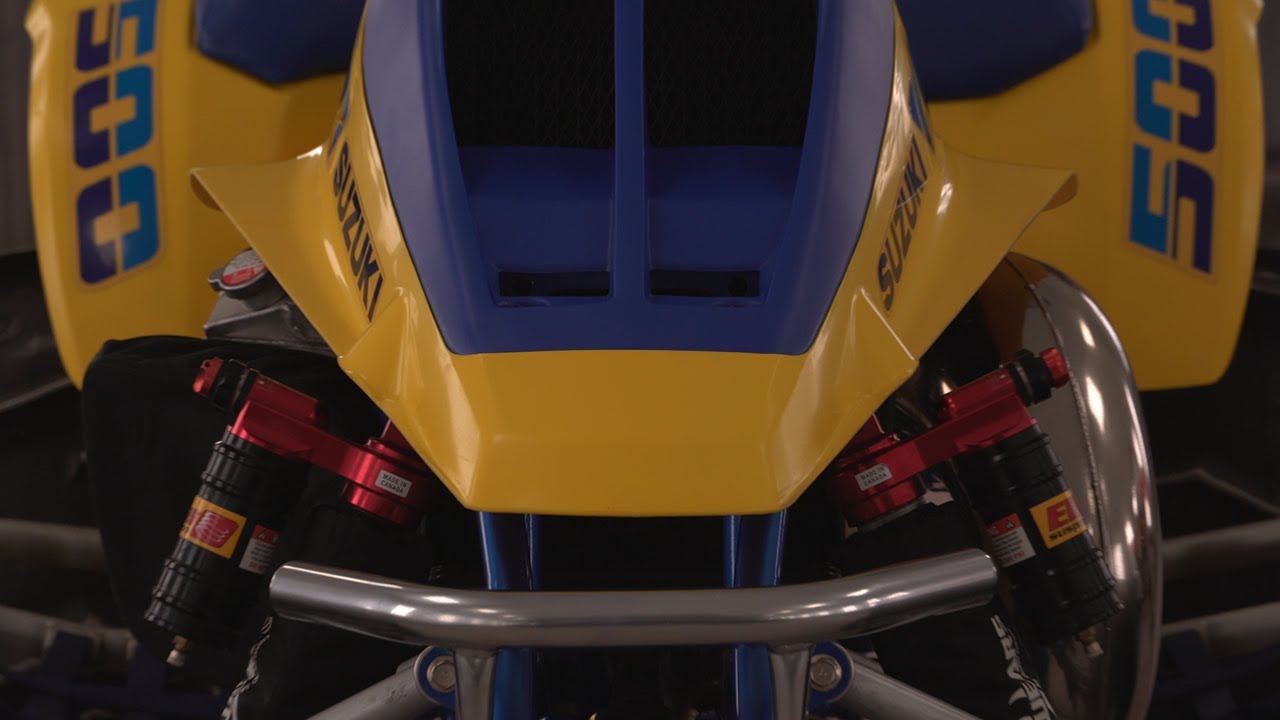 LT500R OEMish frame swap before heading to Sand Mountain Nevada. - YouTube