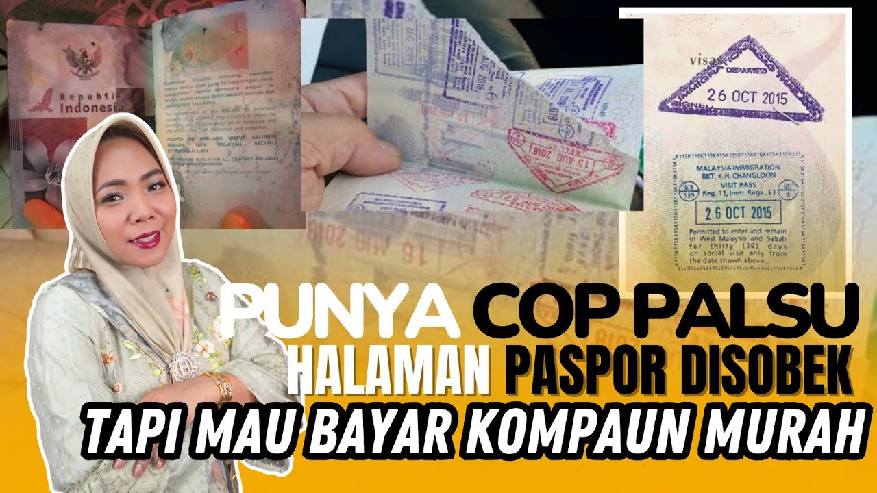 ‼️ Bayar Kompaun Tapi Punya COP PALSU & Halaman Paspor Disobek - YouTube