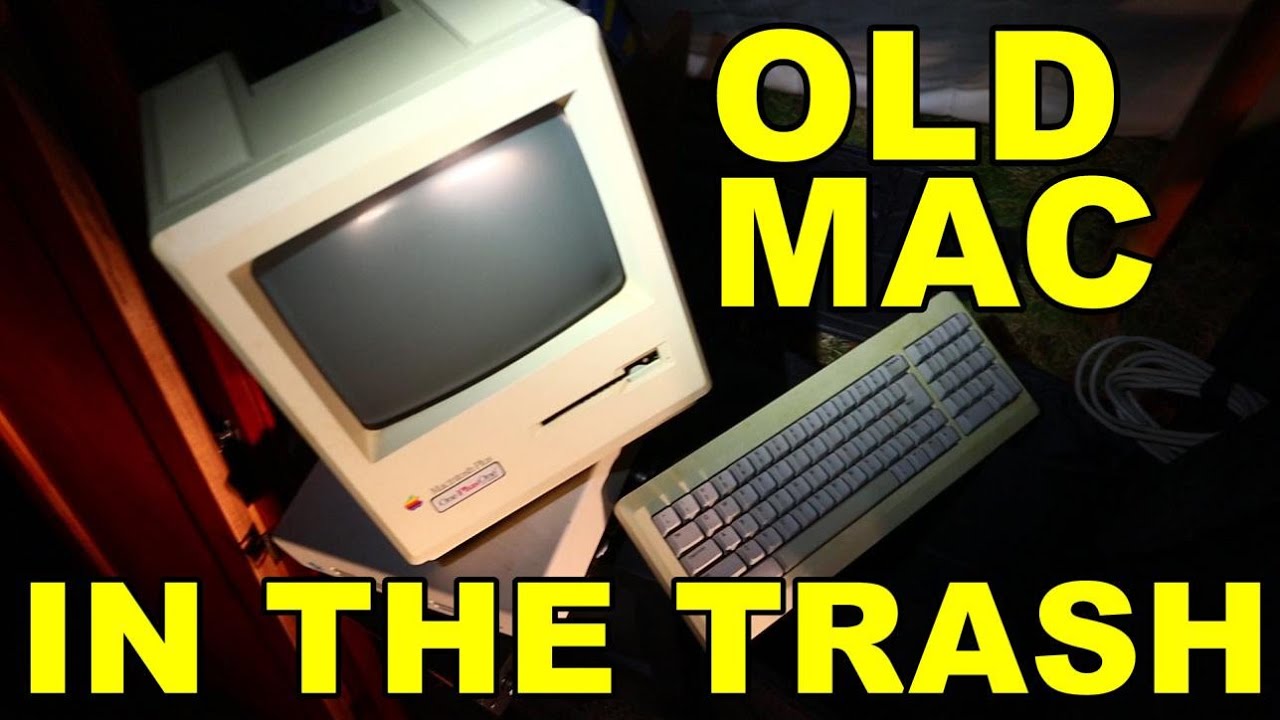 We found a VINTAGE MACINTOSH COMPUTER in RICH PEOPLE'S GARBAGE while ...