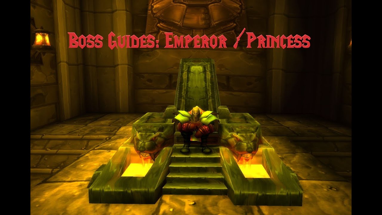 BRD Boss guides- Emperor Thaurissan / Saving the Princess Tank PoV ...