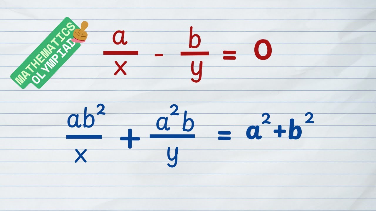 A very nice Math Olympiad Algebra Question – Bet You Didn’t See This ...