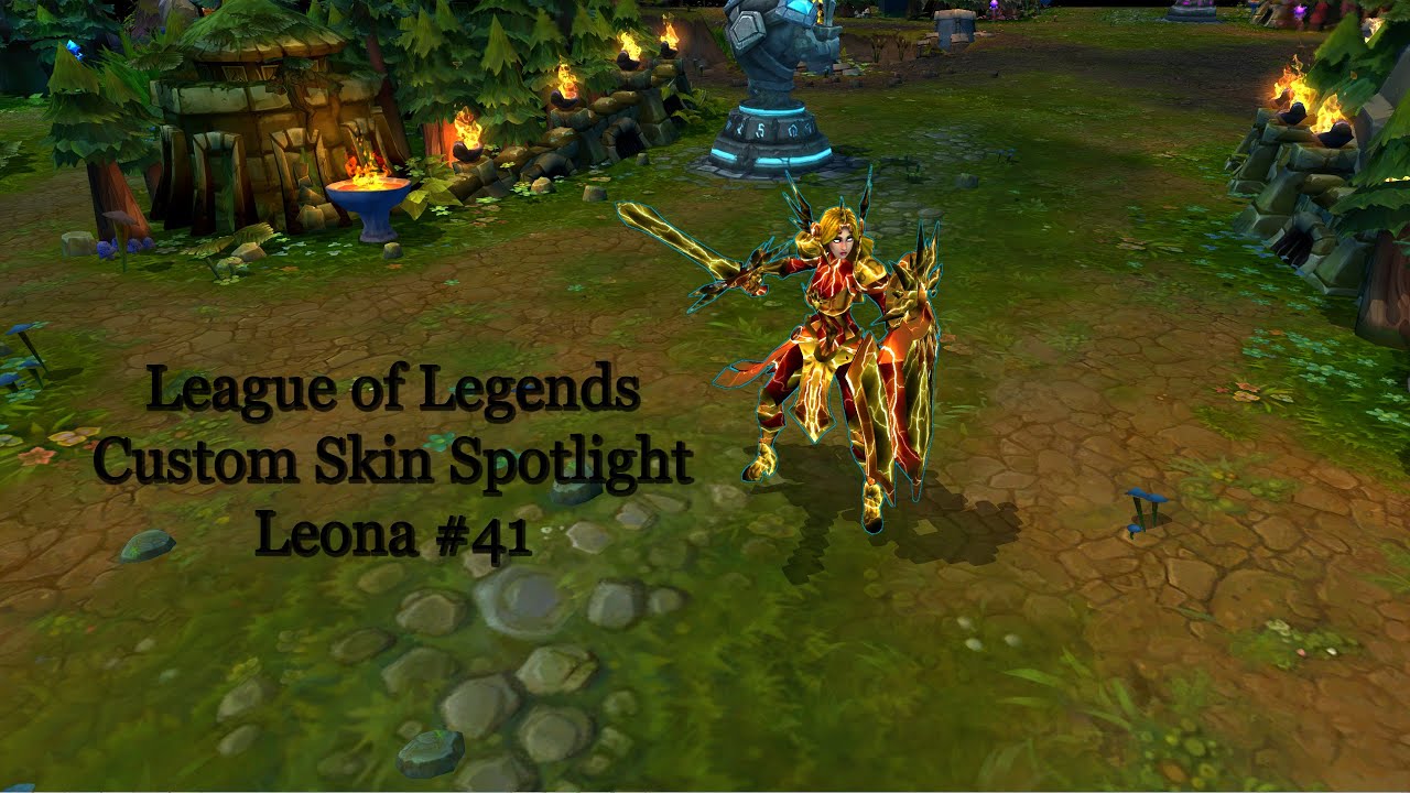 League of Legends Custom Skin Spotlight Leona #41 | Leona, the ...