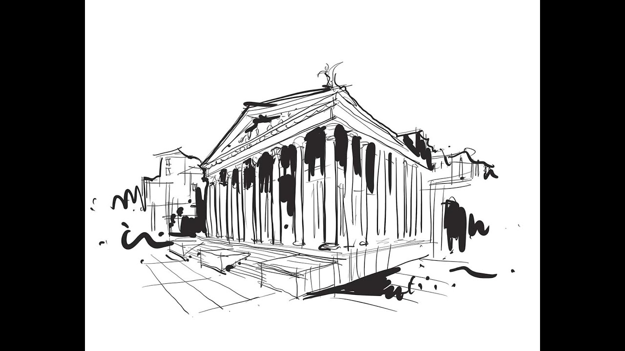 Procreate iPad Drawing, The Forum of Augustus, 240510 (Speed) - YouTube