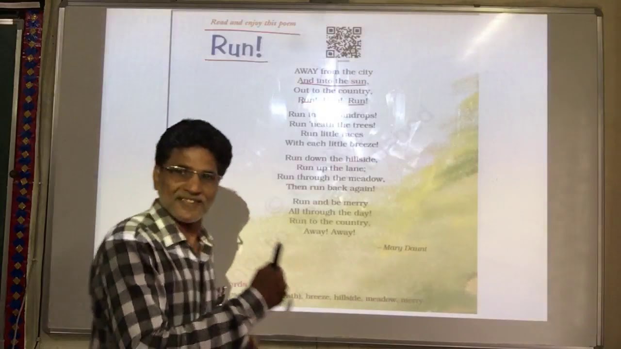 Poem - Run, Class -4 - YouTube