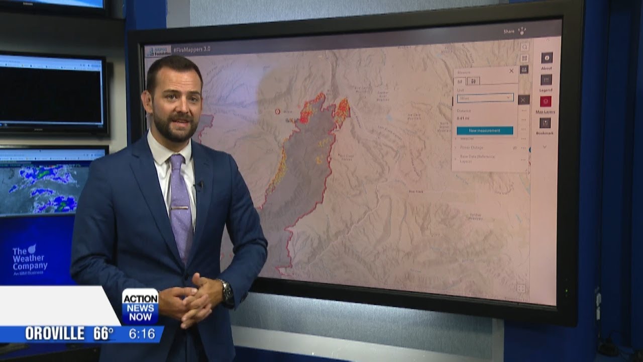 Park Fire: Fire perimeter - YouTube