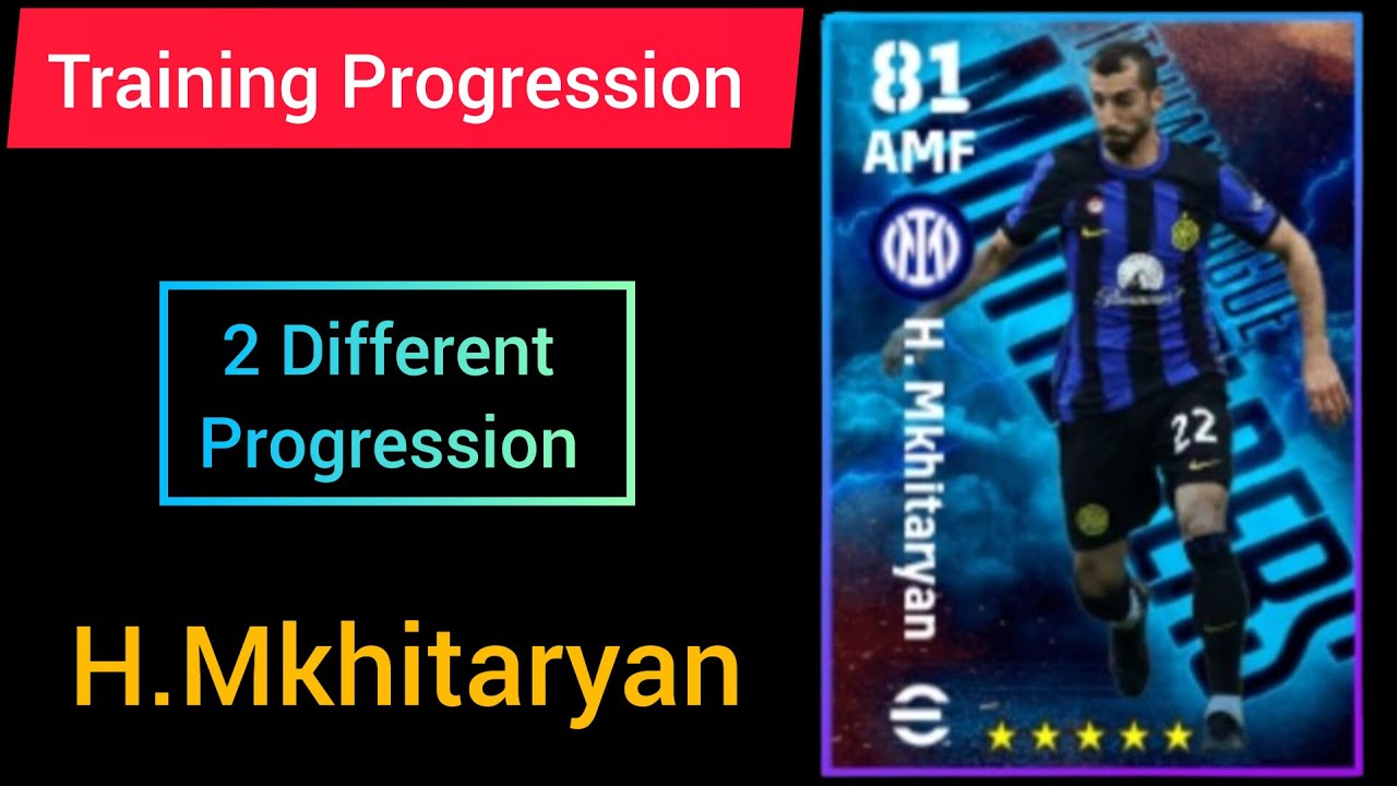 H.Mkhitaryan Max Training Progression Efootball - YouTube