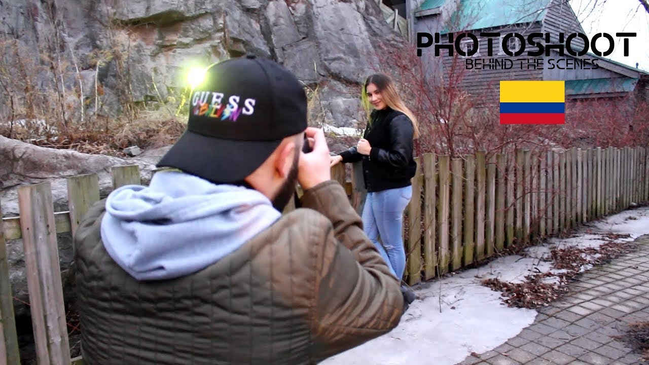 Behind the Scenes at a Colombian Instagram Model Shoot - YouTube