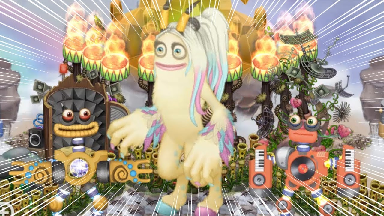 O SOM DA PARLSONA NA ILHA DE AR FICOU INCRÍVEL!! - My Singing Monsters ...