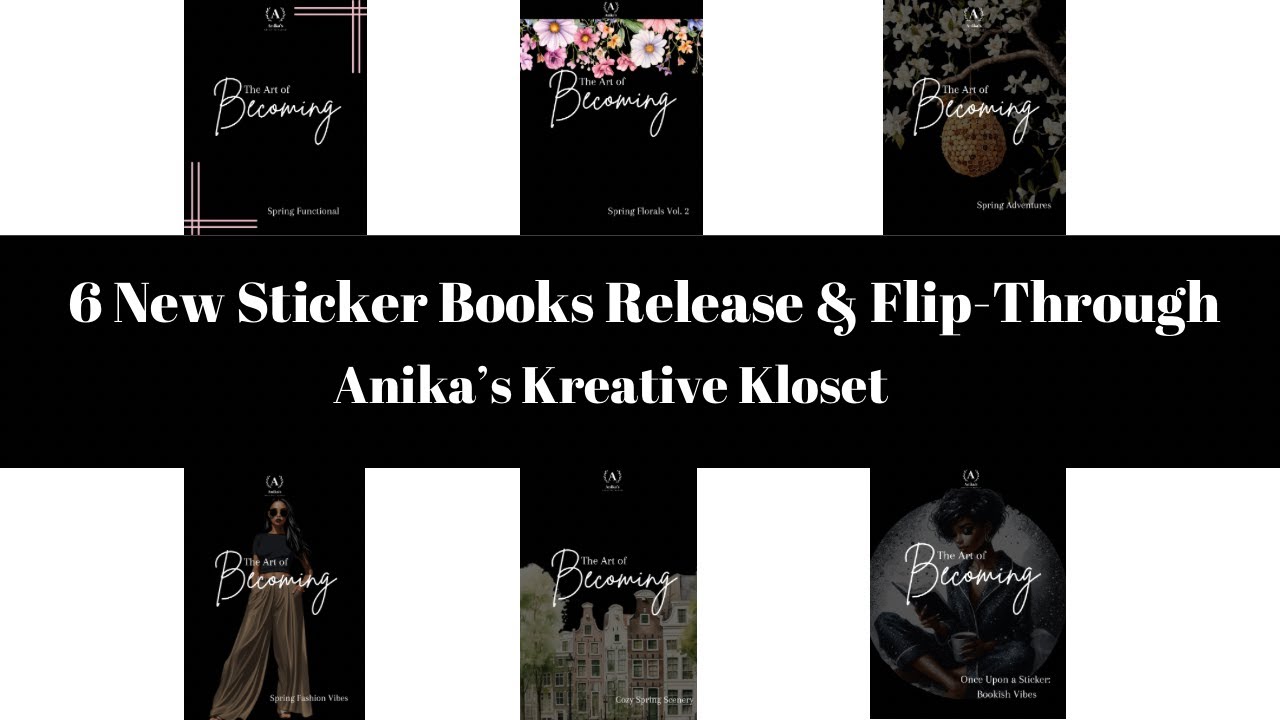 6 New Sticker Books Release & Flip-Through - YouTube