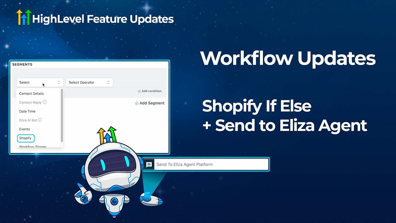 Workflow Updates Shopify If Else + Send to Eliza Agent - YouTube