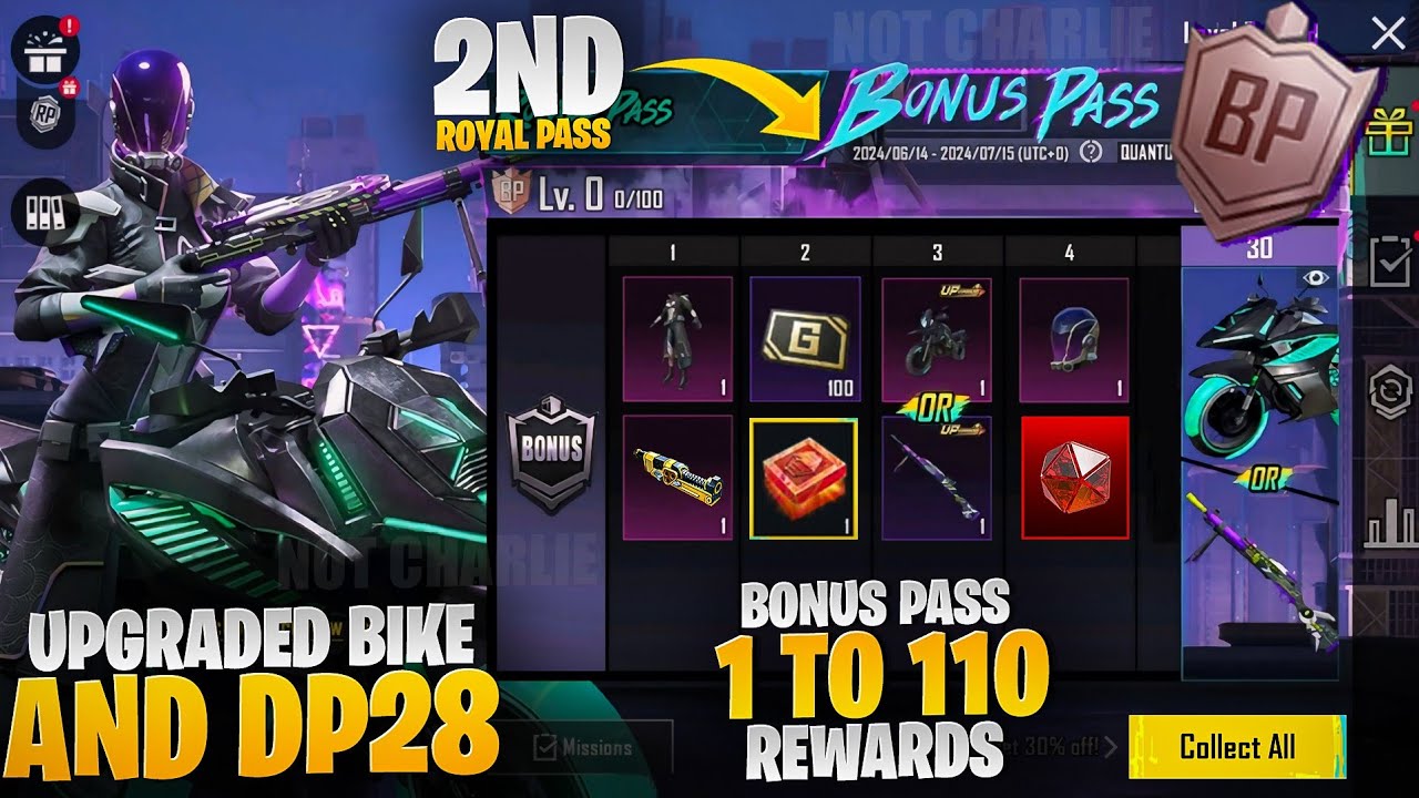 OMG 😱 New Bounce Pass In Pubgm | 2nd Royal Pass | Upgraded Dp28 and Bike | Bounce Pass Release ...